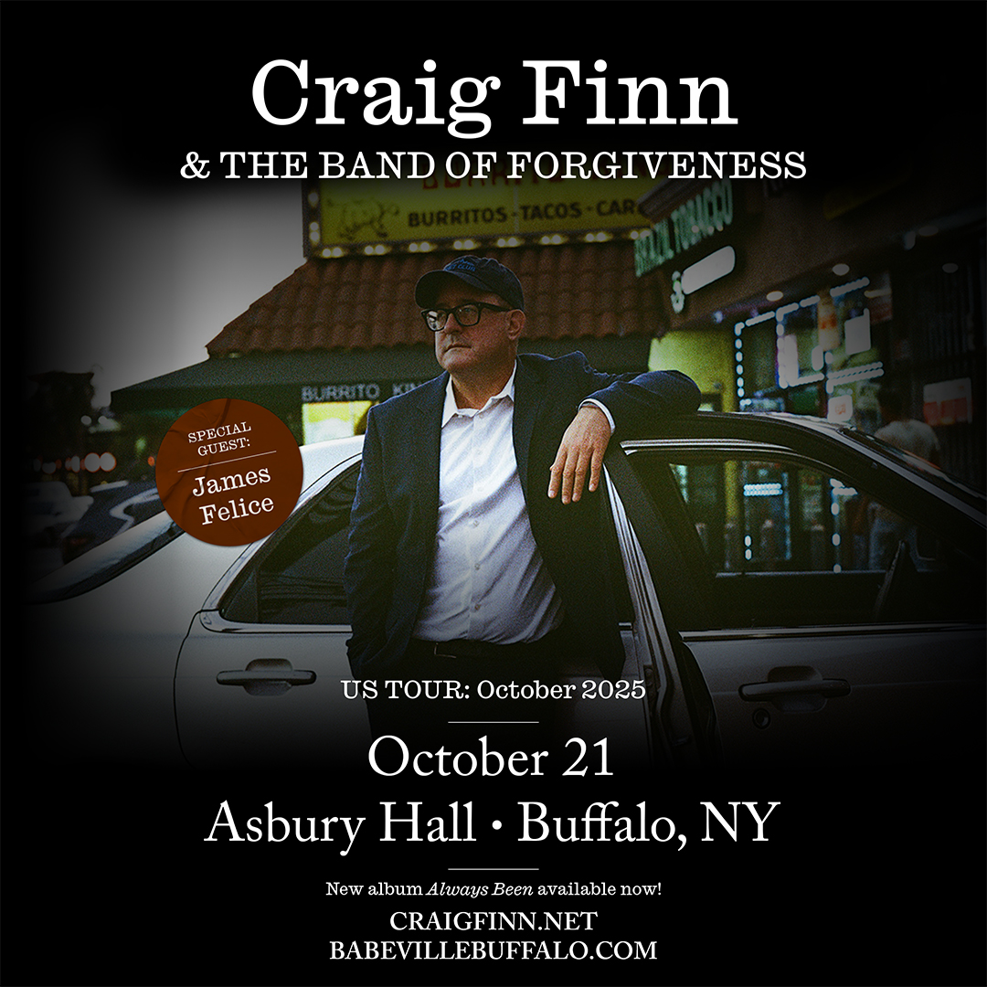 Craig Finn & The Band of Forgiveness with James Felice | Babeville Buffalo